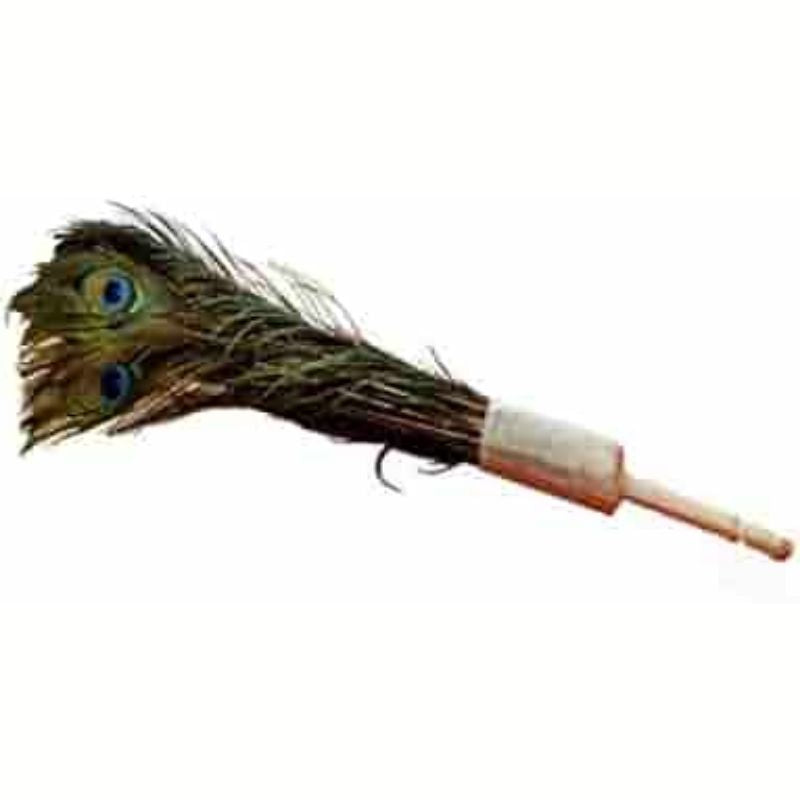 Morpankh Pankha – Sacred Peacock Fan for Divine Blessings – Chaurasia Store